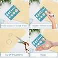 Acrylic Earring Handwork Template Card Leather Cutting Stencils Deep ...