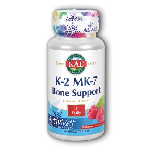 Suplemento Kal K-2 MK-7 ActivMelt 60 comprimidos (paquete de 2) | Walmart en línea