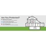 First Alert, Smoke Detector, 6 PACK, Hardwired with Battery Backup ...