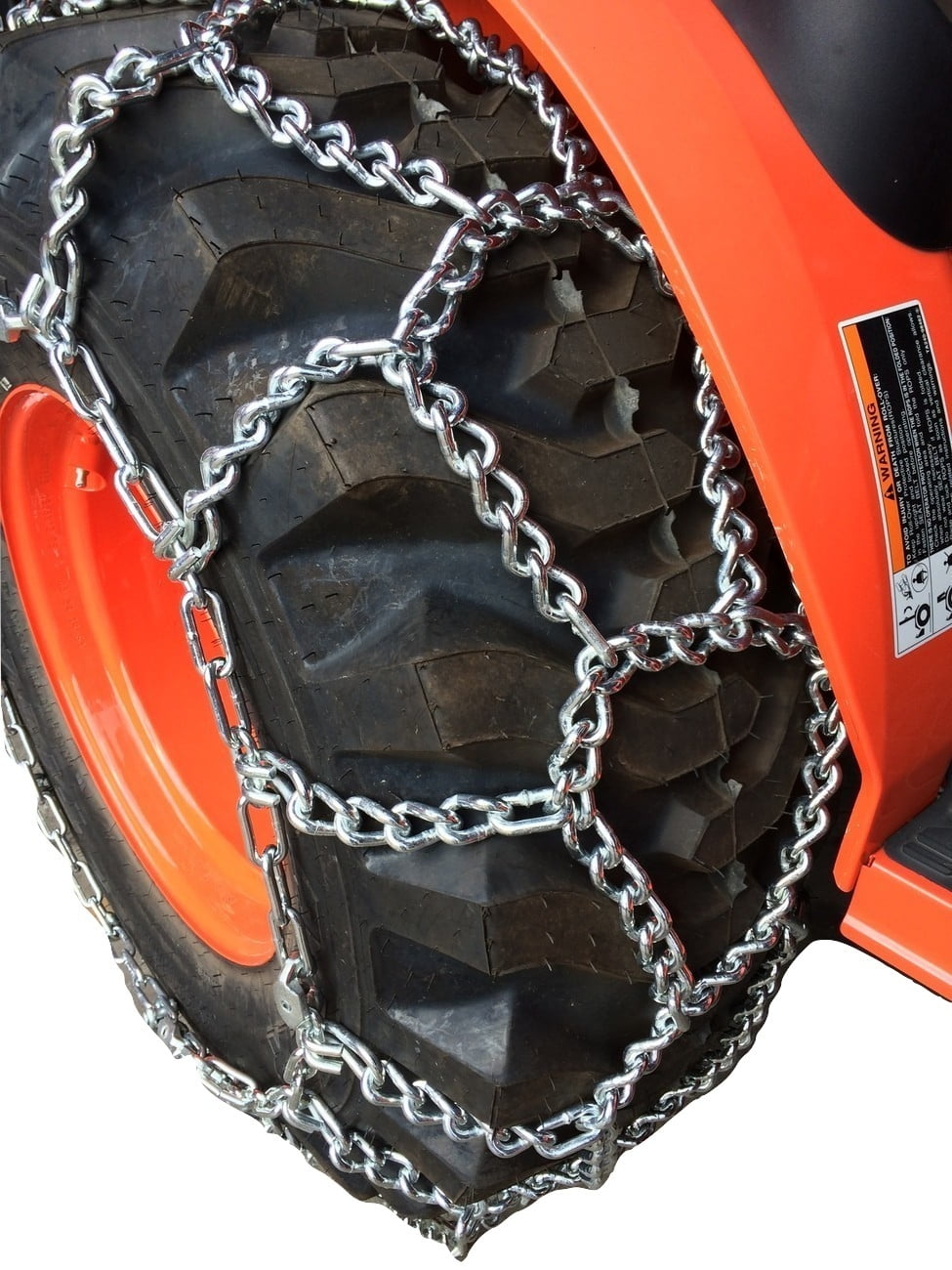 Tirechain 12-16.5 European Diamond Tractor Tire Chains - Walmart.com