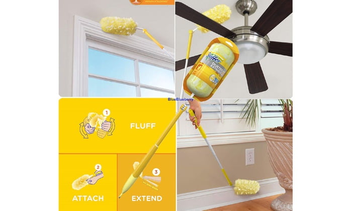 Swiffer 360 Dusters Extender Kit, Extends up to three feet - Walmart.com