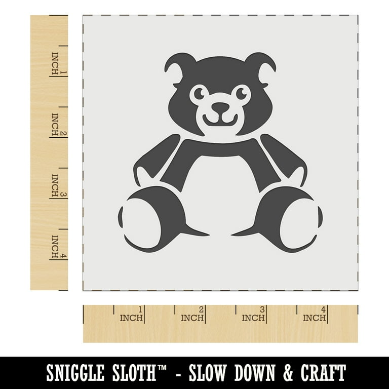 Vector Teddy Bears Stencils