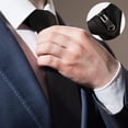 1 Pieces Men's Clip on Ties Solid Color Clip on Ties Pre Tied Neckties ...