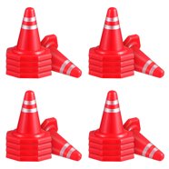 36" Orange PVC Reflective Traffic Safety Cone - Walmart.com