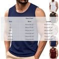 Big & Tall Sleeveless Men's Tank Top Crew Neck Mesh Breathable Cool ...