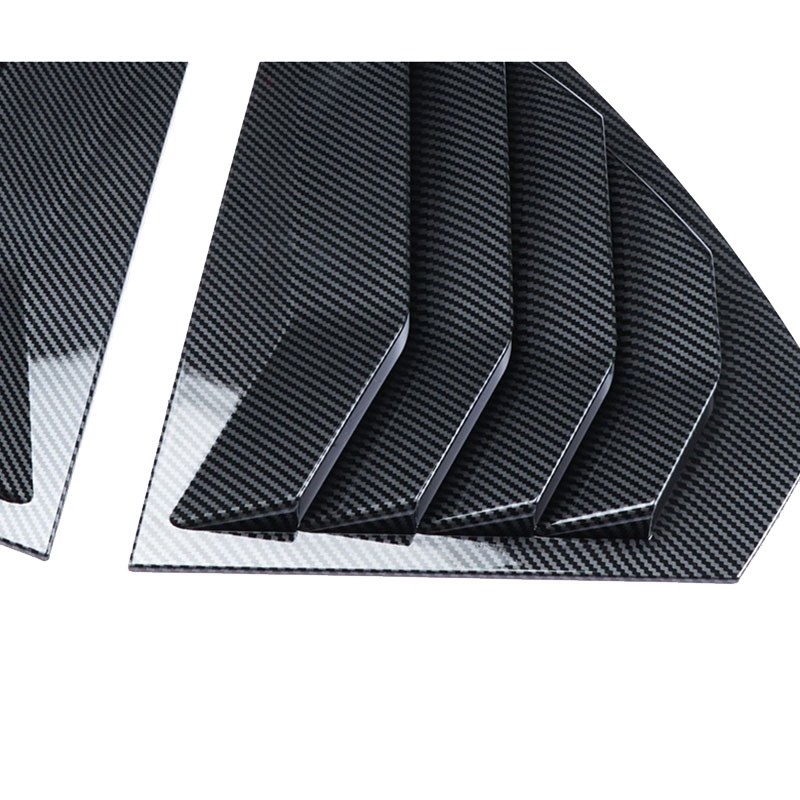 Buy For Golf 8 MK8 2021 Rear Side Window Louvers Vent Cover Trim Window ...