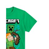 Minecraft Boys MC Heads, Crew Neck, Short Sleeve, Graphic T-Shirt ...