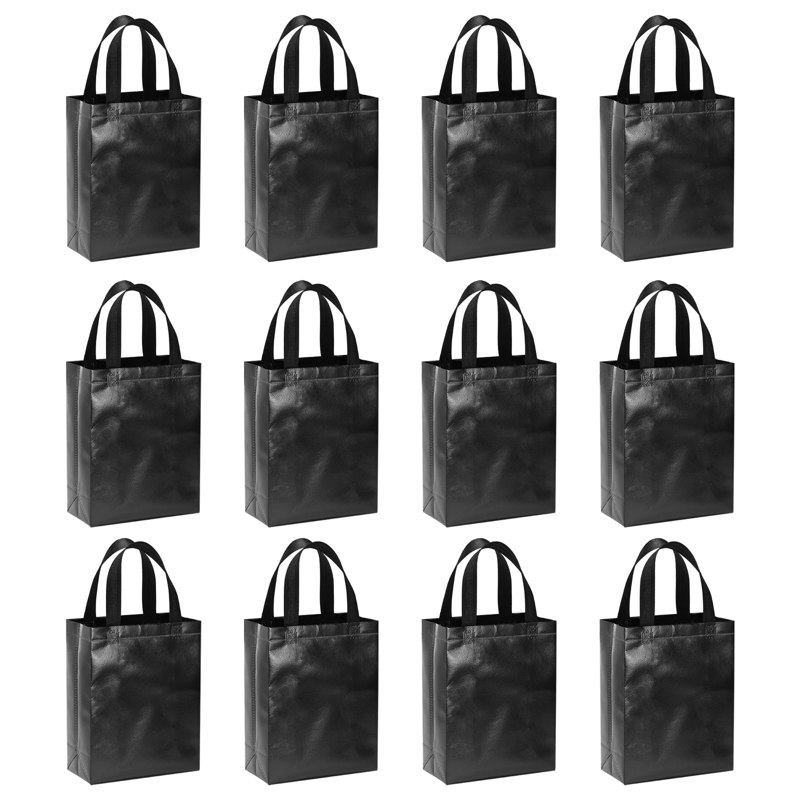 Click here for Uxcell Black Gift Bags With Laser Coating  12pcs R... prices