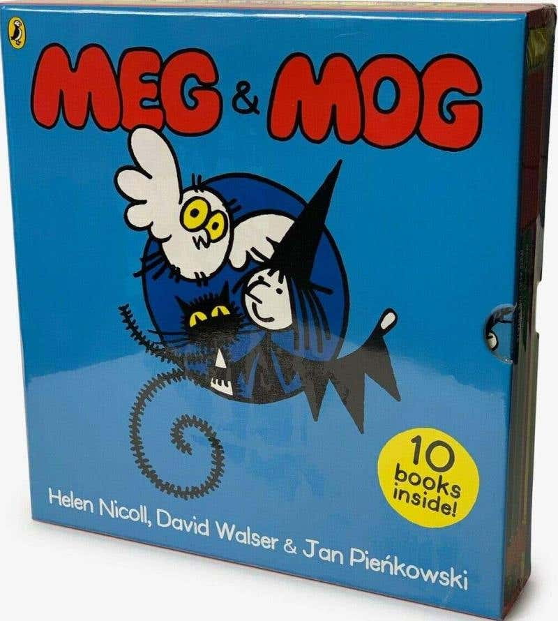 MEG & MOG 10 PICTURE BOOKS COLLECTION BOX SET (MOG S MISSING MEG AT SEA ...