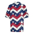 Wangxldd 4th Of July Golf Polo Shirts For Women American Flag Print