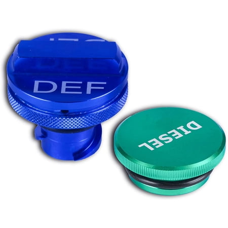 Diesel Fuel Cap for Dodge Ram, Aluminum Factory Combo Pack Magnetic ...