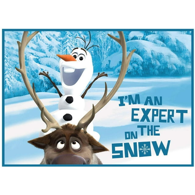 Disney Frozen Olaf Boys Area Rug, 40" x 56", Blue/White Olaf Double ...