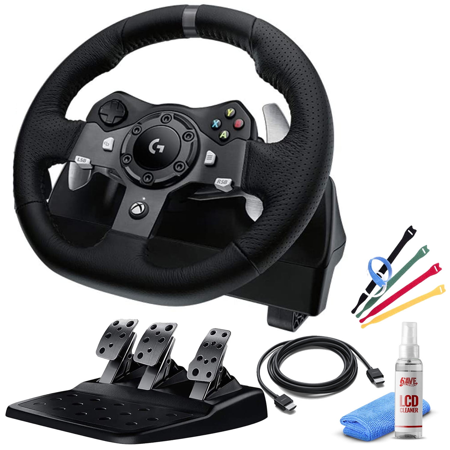 Buy Logitech G920 Racing Wheel and Pedals For PC, Xbox X, Xbox One with ...