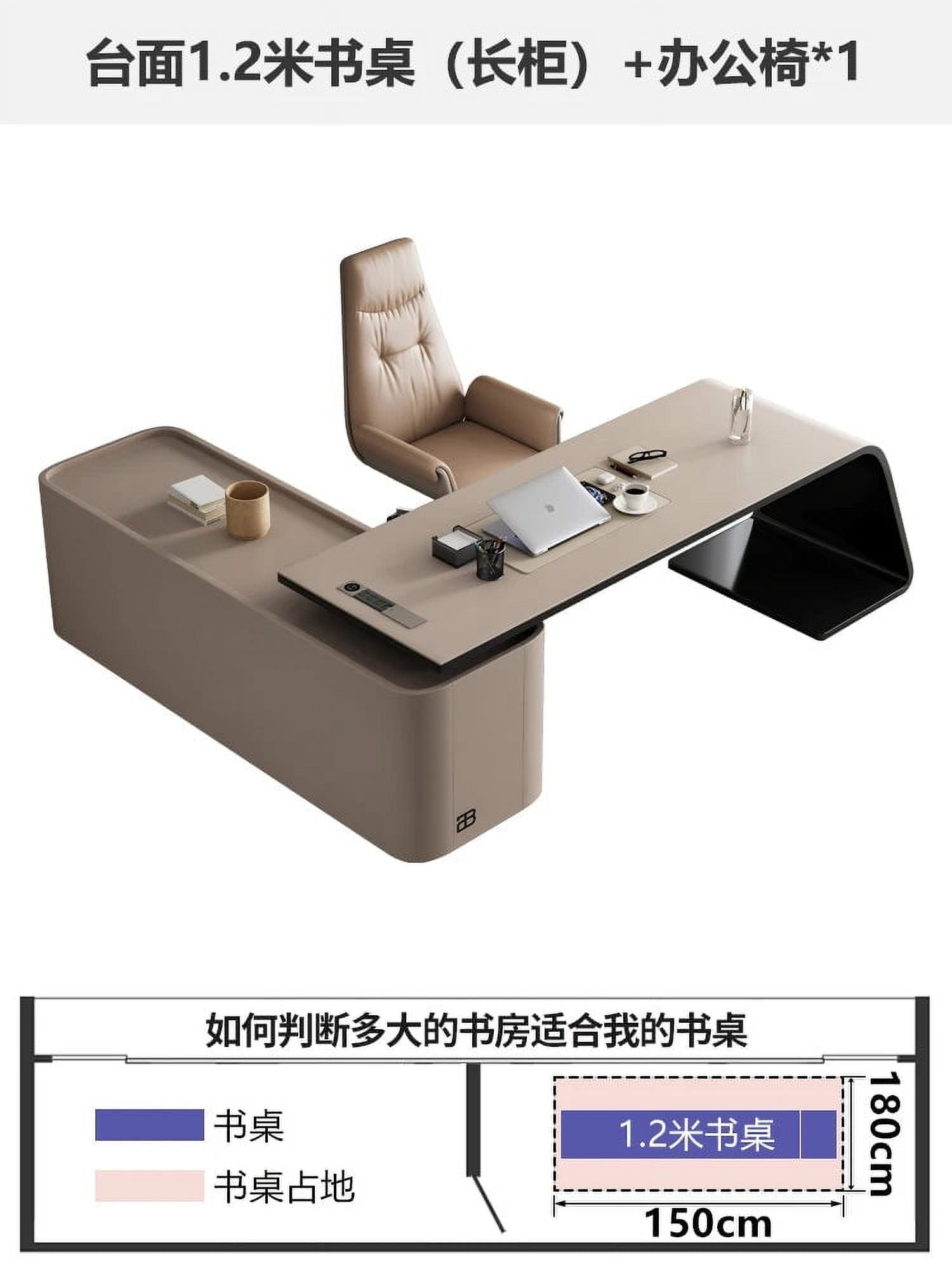 Luxury Boss Office Desks Minimalist Work Desk Corner Executive Table ...