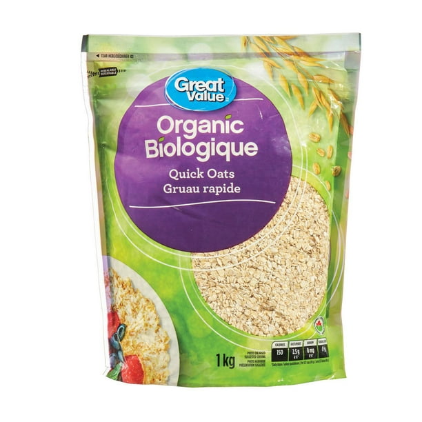 Great Value Organic Quick Oats - Walmart.ca
