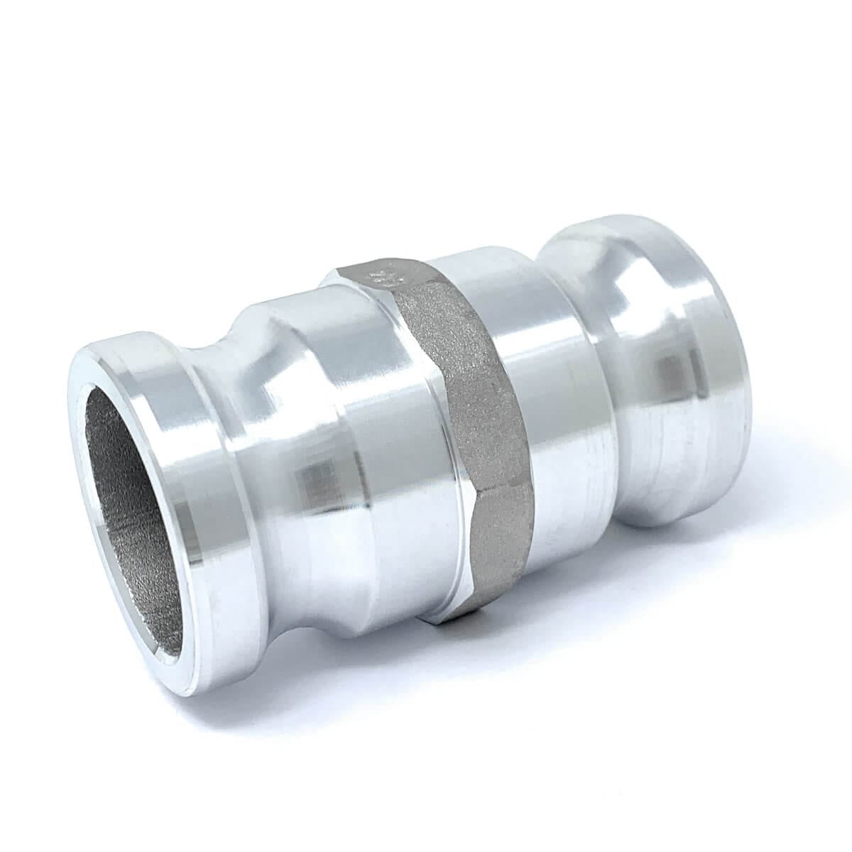 Gloxco Aluminum Type AA Cam and Groove Spool Adapter, 4″ Male Camlock x ...