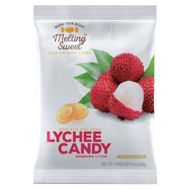 Melting Sweet Premium Individually Wrapped Lychee Hard Candy, 4.4 oz ...