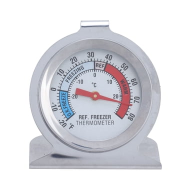 Stainless Steel Fridge Freezer Dial Thermometer High Accuracy No ...