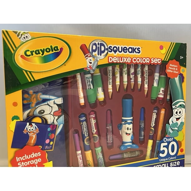 Crayola PiP-Squeaks Deluxe Color Set with Storage Tote 27 Pieces (1 Set ...