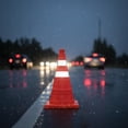 12 Inch Collapsible Reflective Safety Cone, Orange Pop Up Traffic Cone ...