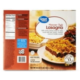 Great Value Mexican-Style Lasagna Party Size 84 oz with Beef Beans ...