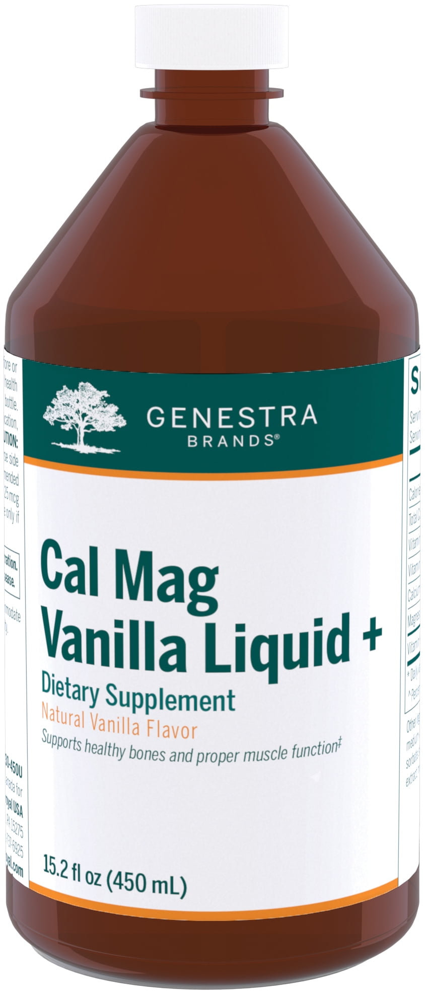Genestra Brands Cal Mag Vanilla Liquid + | Bone Support Calcium ...
