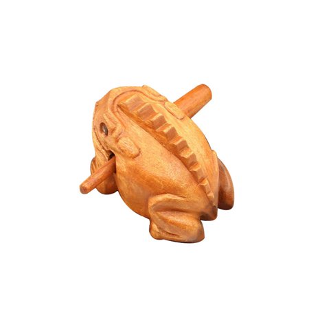 Hot Sale Percussion Instruments Guiro Rasp Wooden Frog with Scraper ...