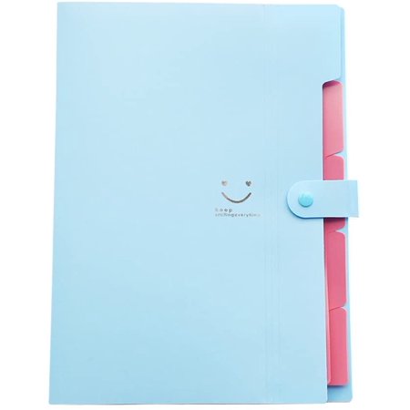 Plastic Expanding File Folders A4 Letter Size Snap Closure Accordion ...