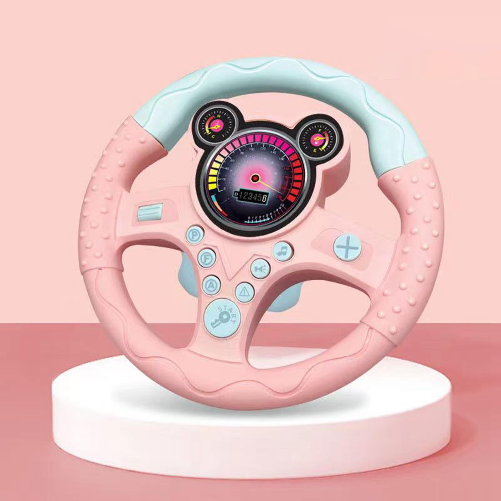 Simulation Steering Wheel Toys Electric Wheel Toy with Music ...