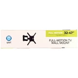 onn. Full-Motion Cross-Arm Mount Kit for 32-47” TVs, Low-Profile Extend ...