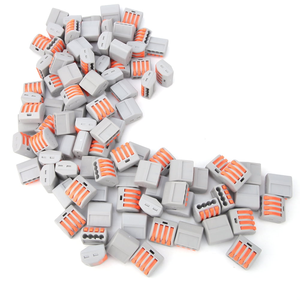 4 Pin Terminal Block 4 Hole Terminal Block Lever Wire Connector Lever ...