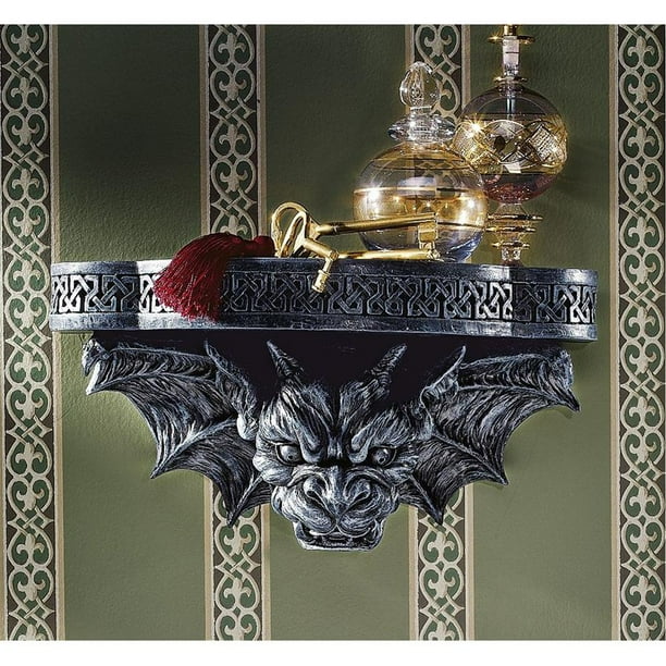 Design Toscano The Gargoyle's Perch Sculptural Wall Shelf - Walmart.com