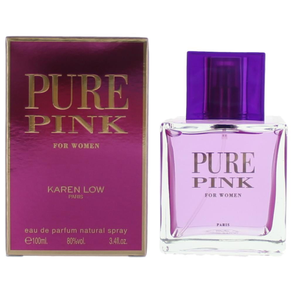 Pure Pink by Karen Low, 3.4 oz Eau De Parfum Spray for Women - Walmart ...