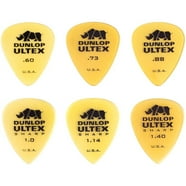 Dunlop Jazz II Guitar Pick - Pack of 6 - 1.18mm - Black - Walmart.com