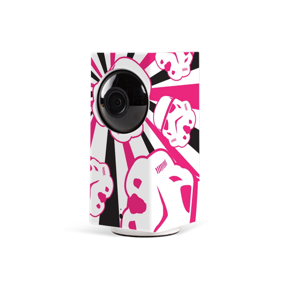 Skin Decal Wrap Compatible With Wyze Cam Pan Sticker Design Pink ...