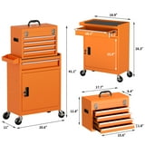 5-Drawer Mobile Mechanic Tool Chest, Rolling Cabinet with Lock ...
