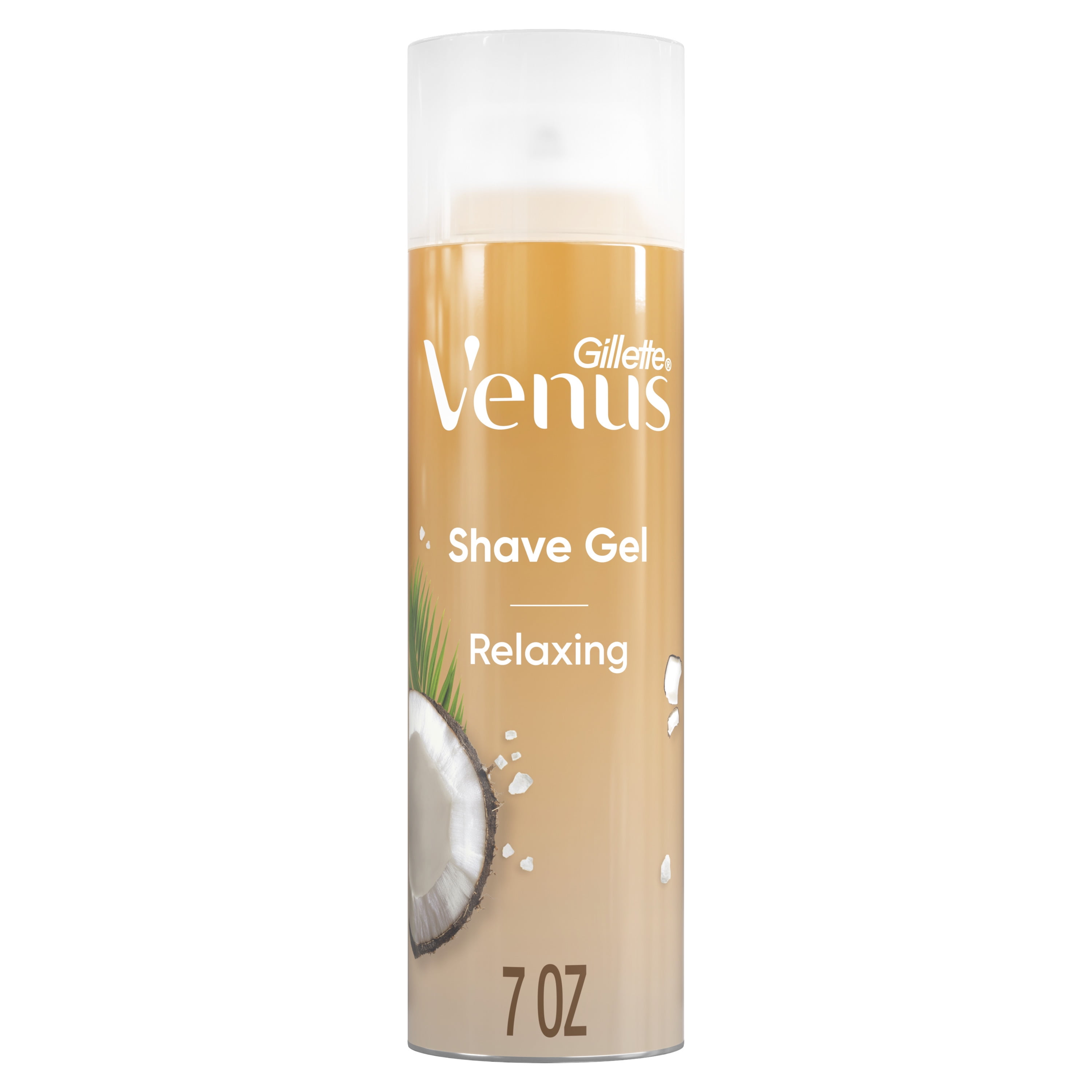 Gillette Venus Relaxing Coconut-Scented Shave Cream for Women, 7oz ...