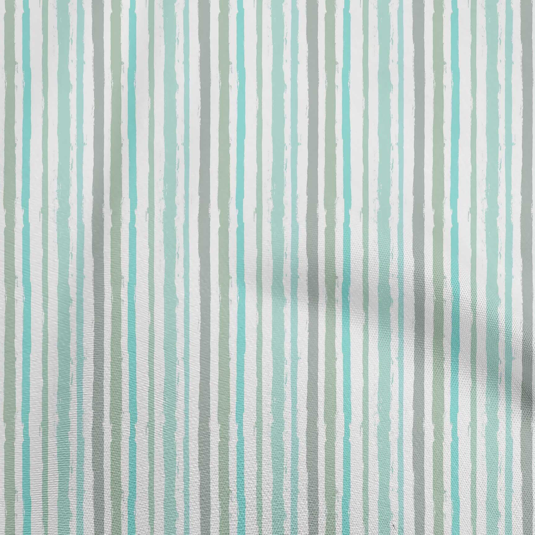 oneOone Silk Tabby Turquoise Blue Fabric Abstracts Fabric For Sewing ...