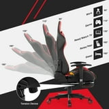 Goplus Ergonomic Gaming Chair for Adults with Lumbar Support, Footrest ...