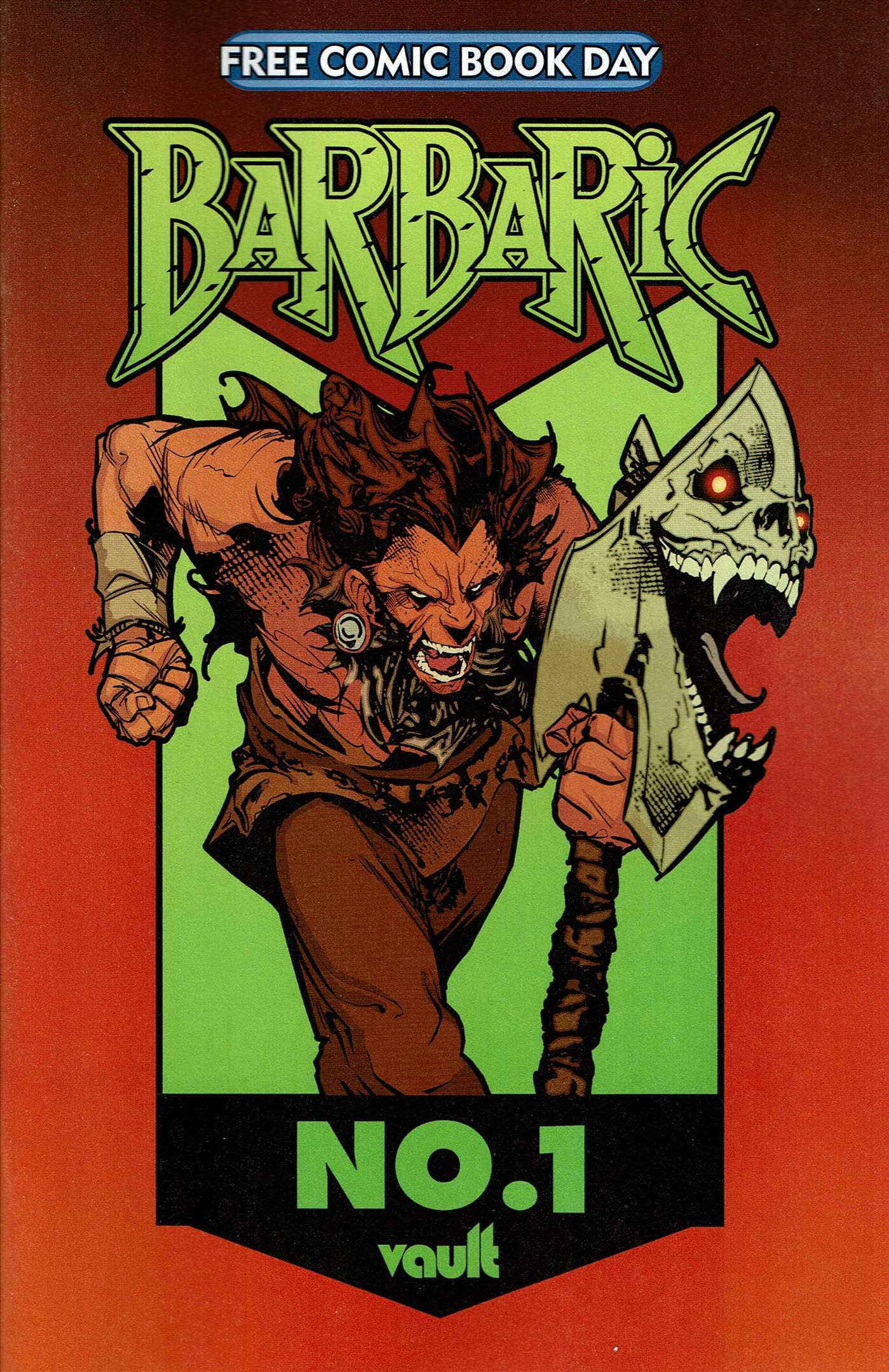 Barbaric #1 (5th) VF ; Vault Comic Book - Walmart.com
