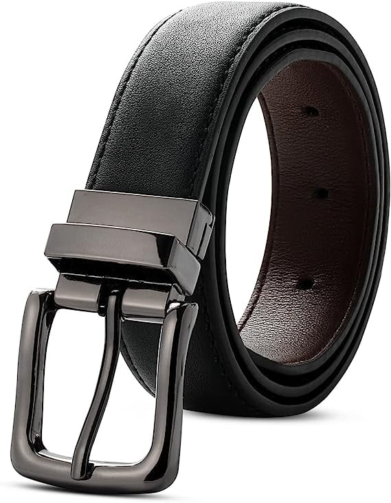 AWAYTR Reversible Kids Belt for Boys and Girls - Durable PU Leather ...