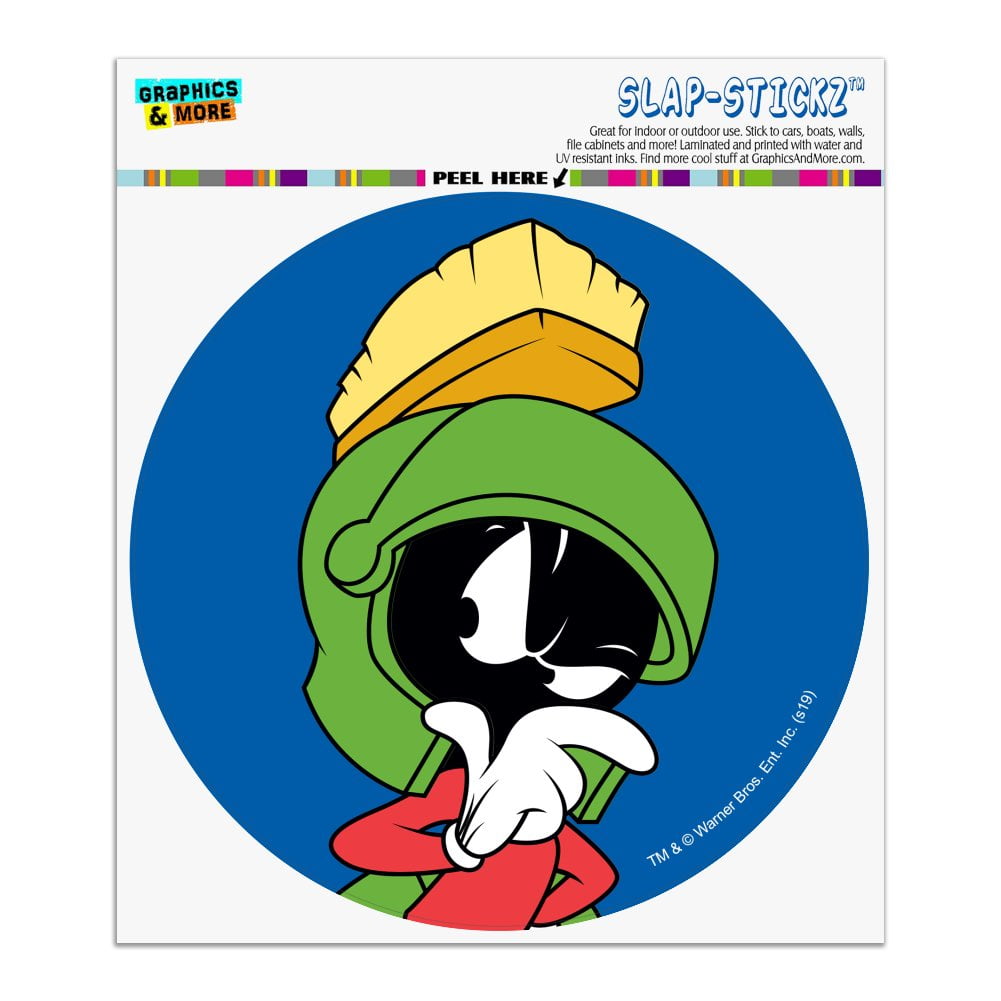 Looney Tunes Marvin The Martian Automotive Car Window Locker Circle ...