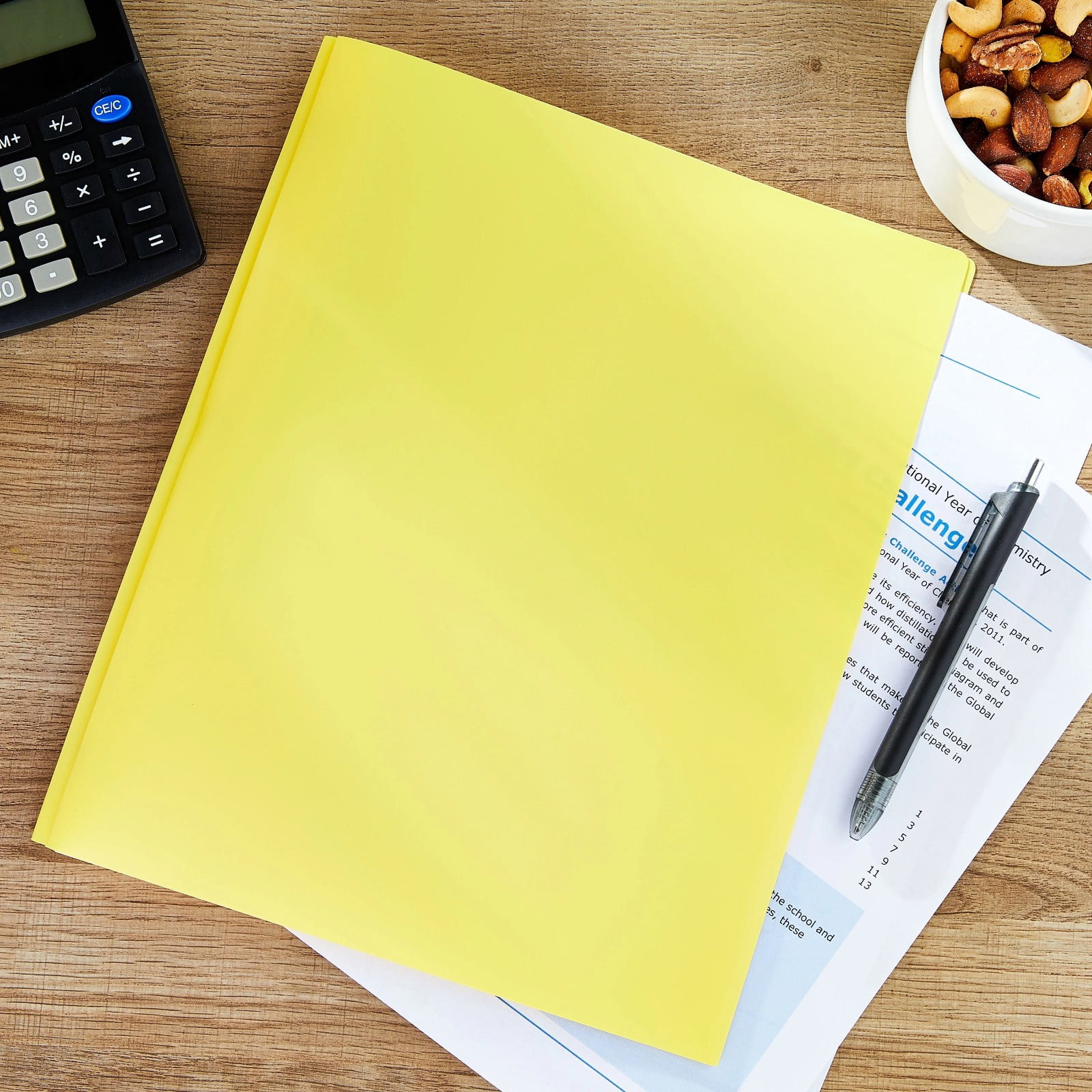 Click here for Zttd 2-Pocket 3-Prong Plastic Folder  1 Pack  Yell... prices