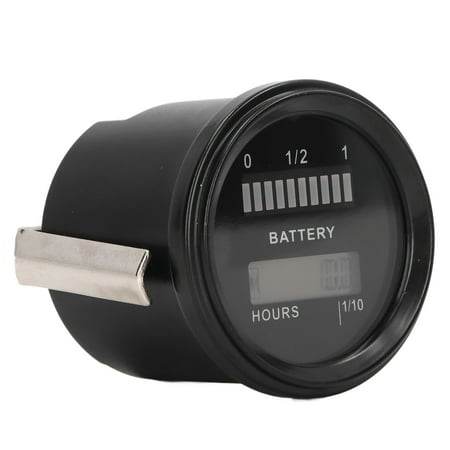 Battery Capacity Meter, IP65 Waterproof Battery Indicator Hour Meter ...