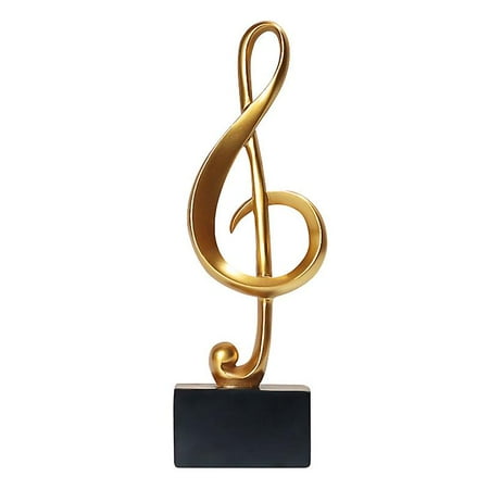1 Piece Music Note Statue Sculpture, Resin Symbol Figurine, Ornaments ...