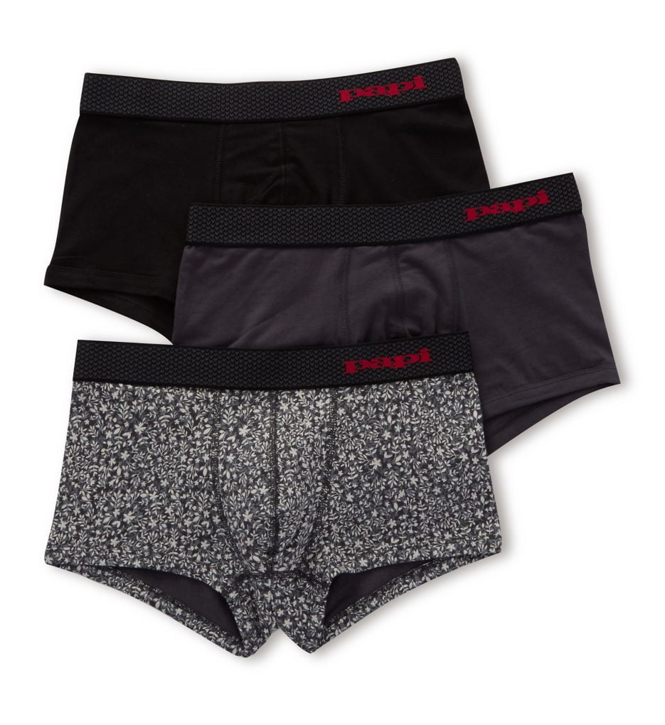 Men's Papi 980540 Cotton Stretch Brazilian Contour Pouch Trunk - 3PK ...