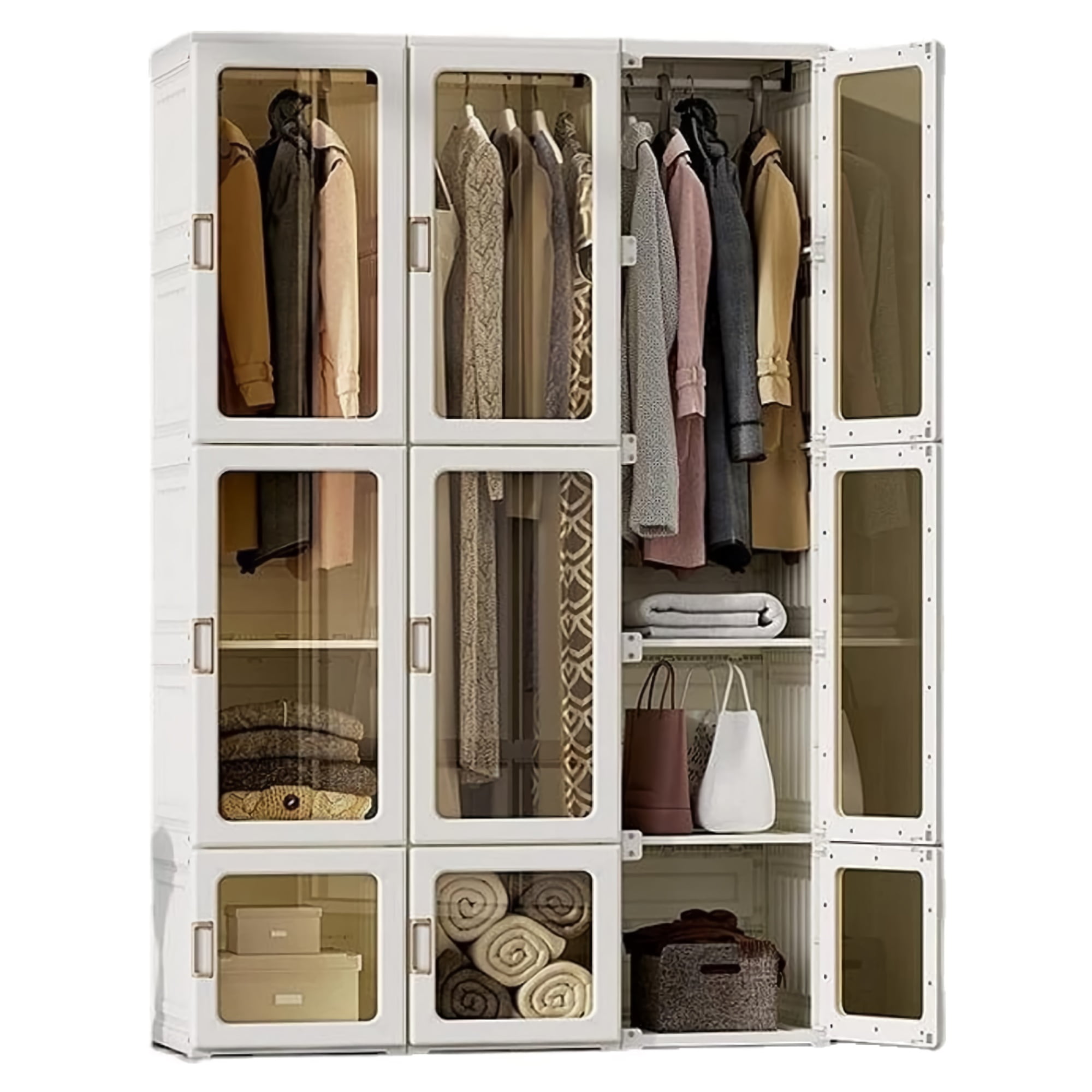 Click here for Intexca Foldable Wardrobe Organizer With Magnetic... prices
