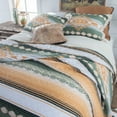 Zuma Southwest Ruffle Quilt Set - Walmart.com
