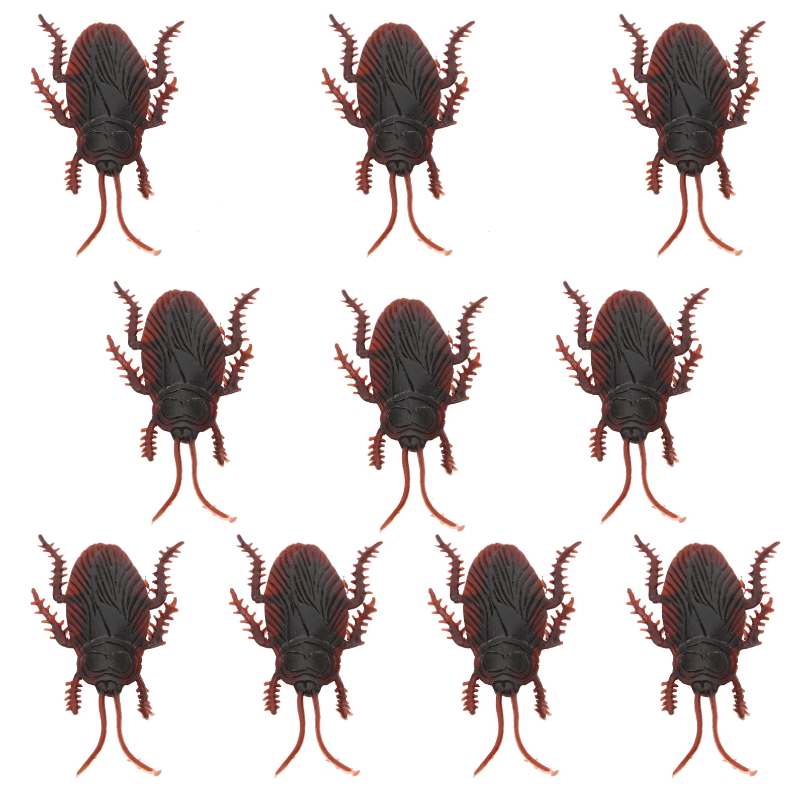 LHCER 10pcs Cockroaches Model Prank Props Simulation Fake Cockroaches ...