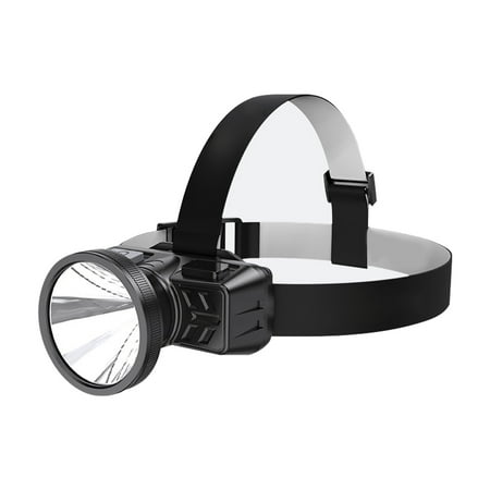 Strong light long-range rechargeable head-mounted LED headlight ...
